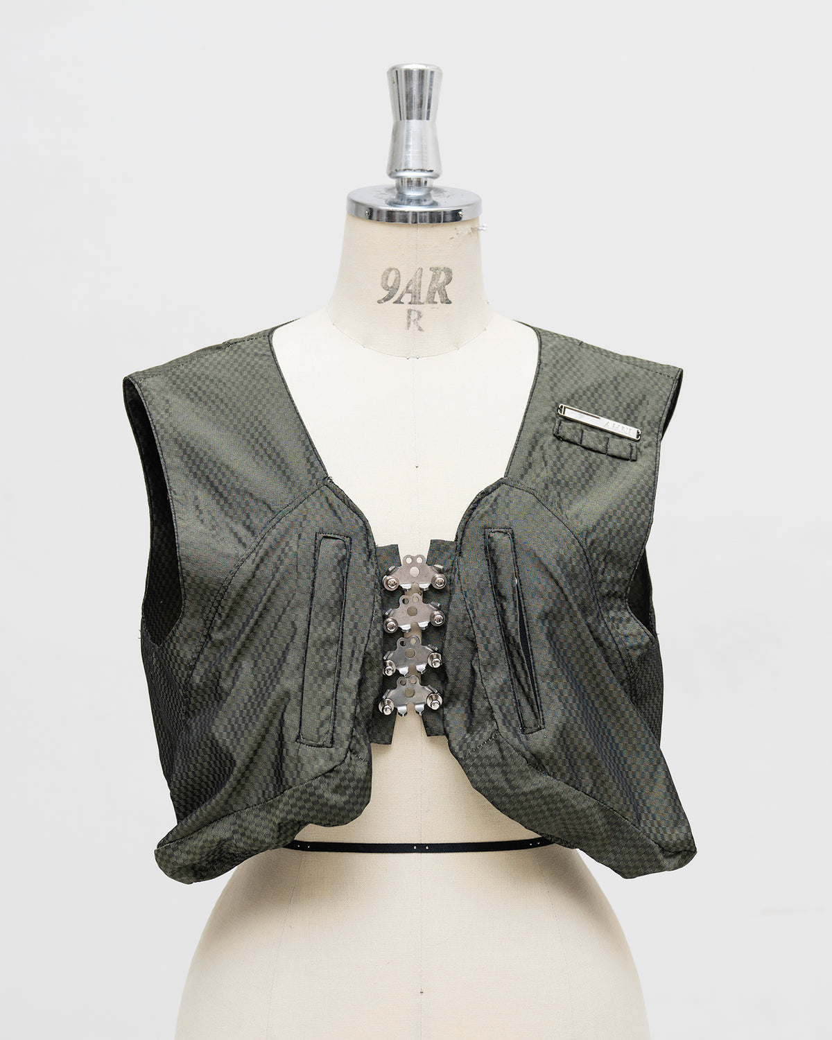 Lung vest / Green plaid